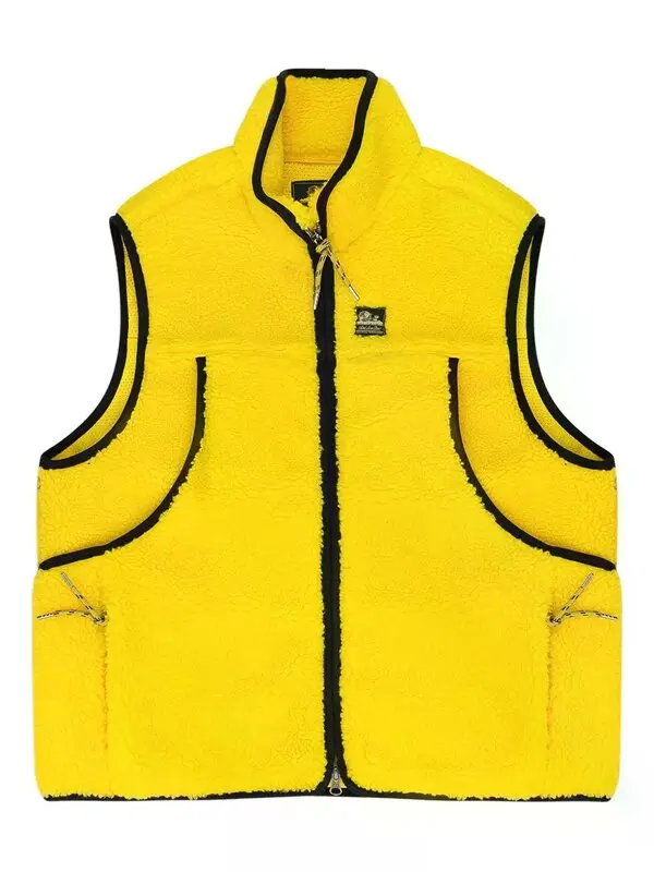 Aimé Leon Dore Unisphere Fleece Field Vest - Yellow