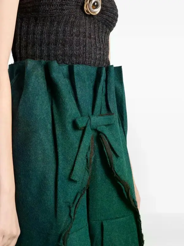 Prada Ribbed Bandeau Top