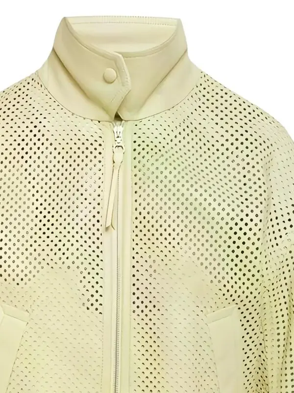 FERRAGAMO Perforated Leather Jacket
