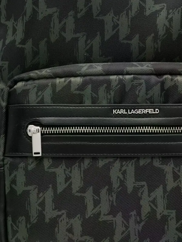 Karl Lagerfeld Monogram Backpack