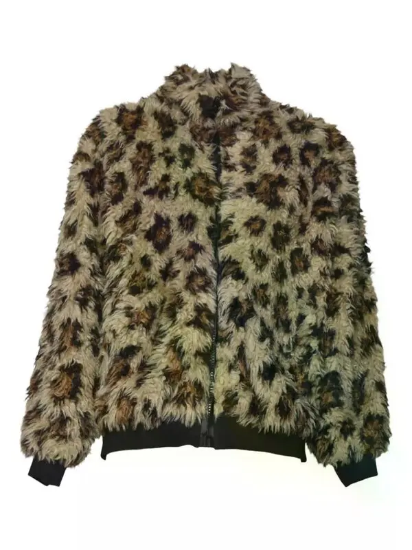 MSGM Leopard-print Zip Jacket