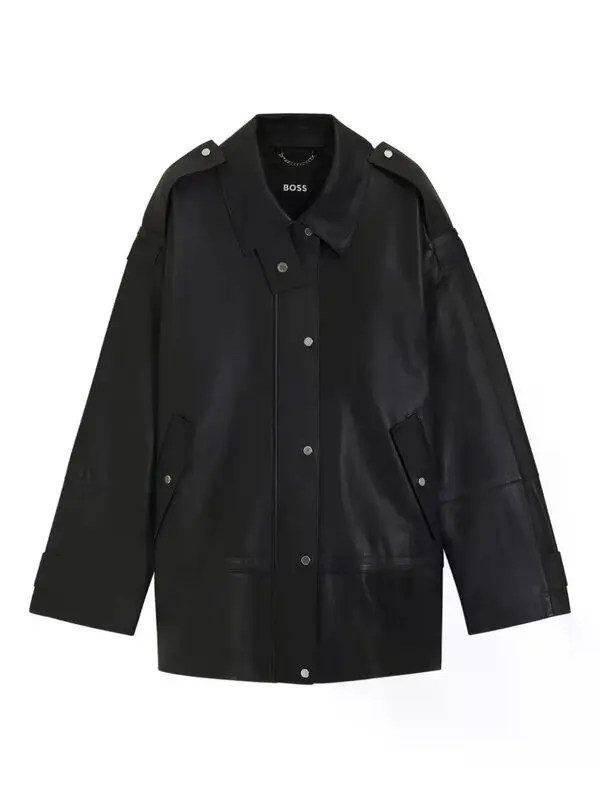 BOSS Long-length Biker Jacket