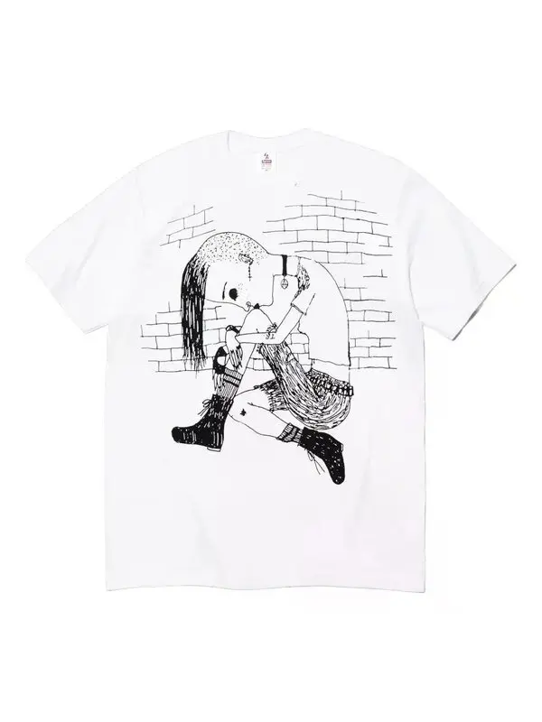 Supreme Graphic-print T-shirt - White