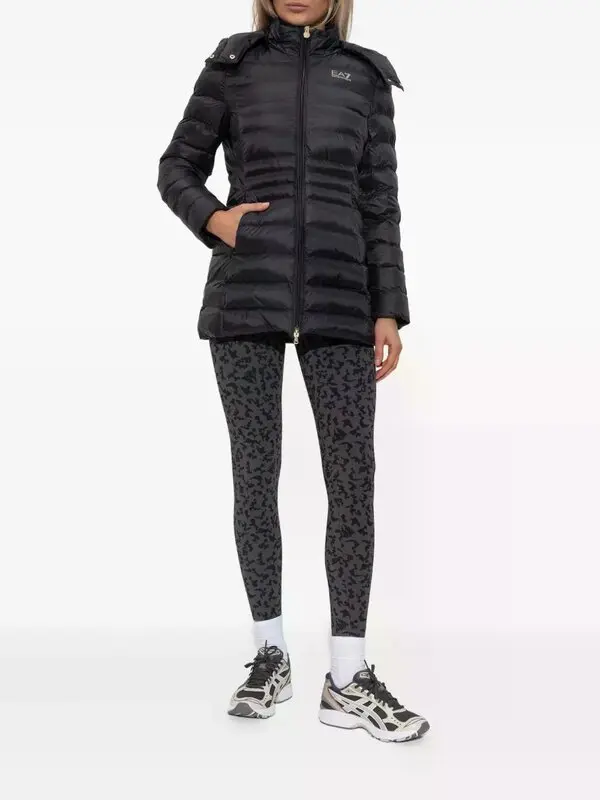 EA7 Train Sporty Camouflage-pattern Leggings