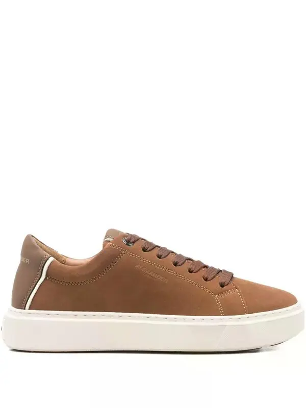 ALEXANDER SMITH Leather Sneakers - Brown