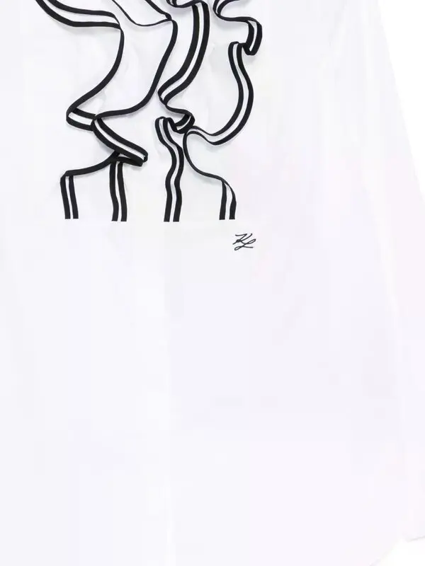 Karl Lagerfeld Logo-embroidered Shirt