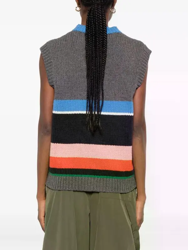 Stine Goya Ribbed Knit Vest
