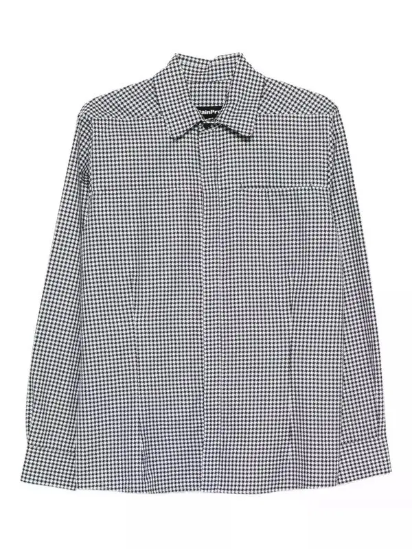 NOTRAINPROOF Gingham-checked Shirt - Blue