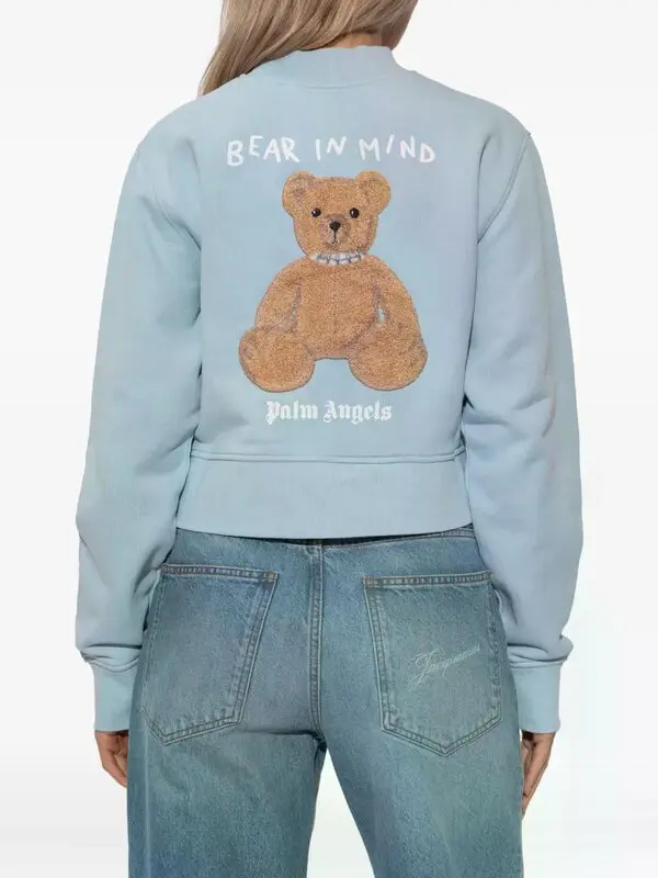Palm Angels Mock-neck Long-sleeve Sweatshirt
