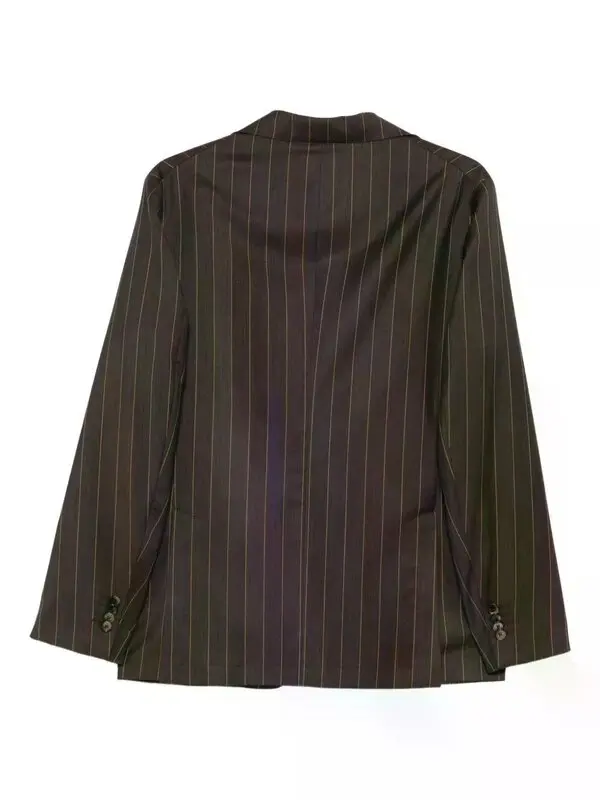 MANUEL RITZ Pinstripe Blazer - Brown