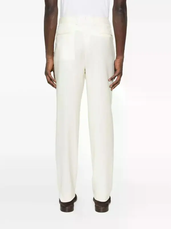 Zegna Pleated Wool Trousers