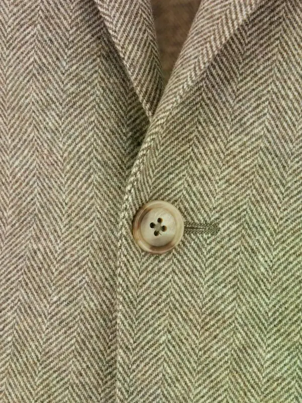 Corneliani Herringbone Single-breasted Blazer
