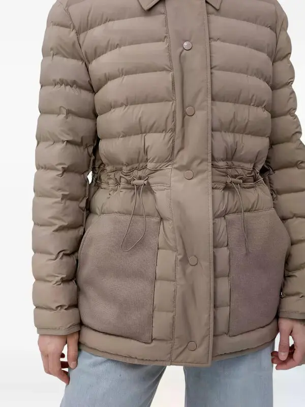 BOSS Quilted Drawstring Jacket