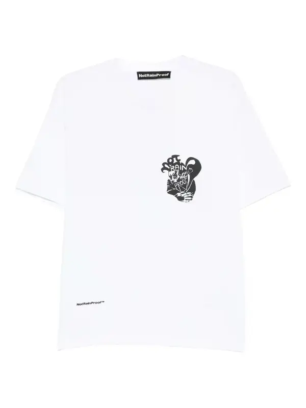 NOTRAINPROOF Graphic-print T-shirt - White