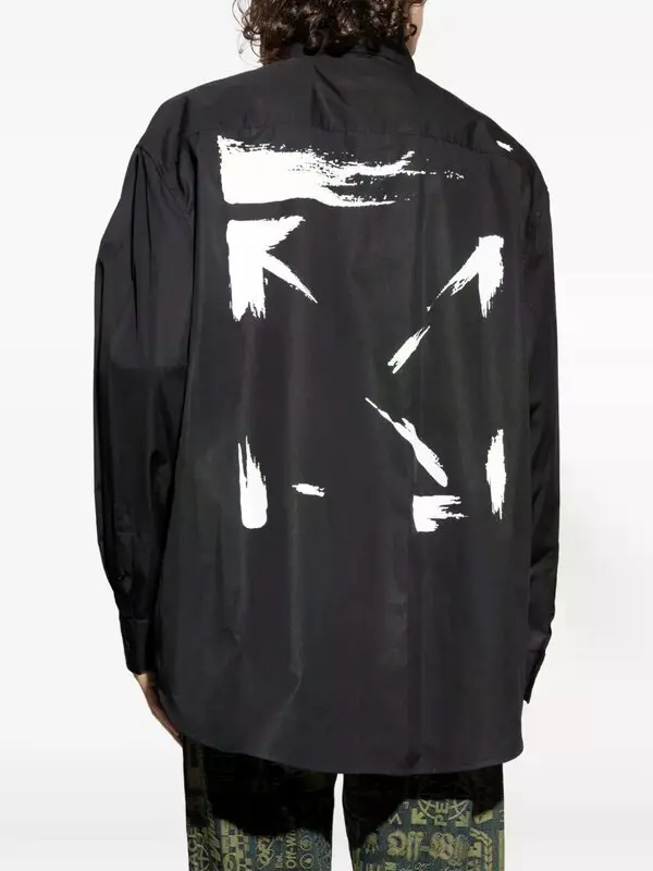 Off-White Arrows-motif Cotton Shirt
