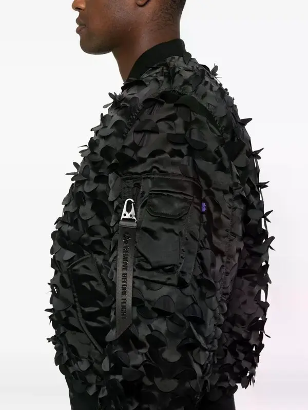 Alpha Industries Circular Appliqué Bomber Jacket