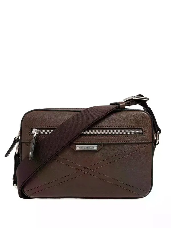 Iceberg Leather Shoulder Bag - Brown