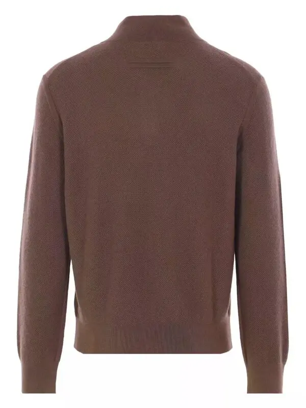 Zegna Zip Cashmere Sweater