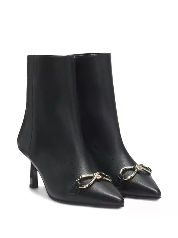 Hugo Knot-detail Ankle Boots