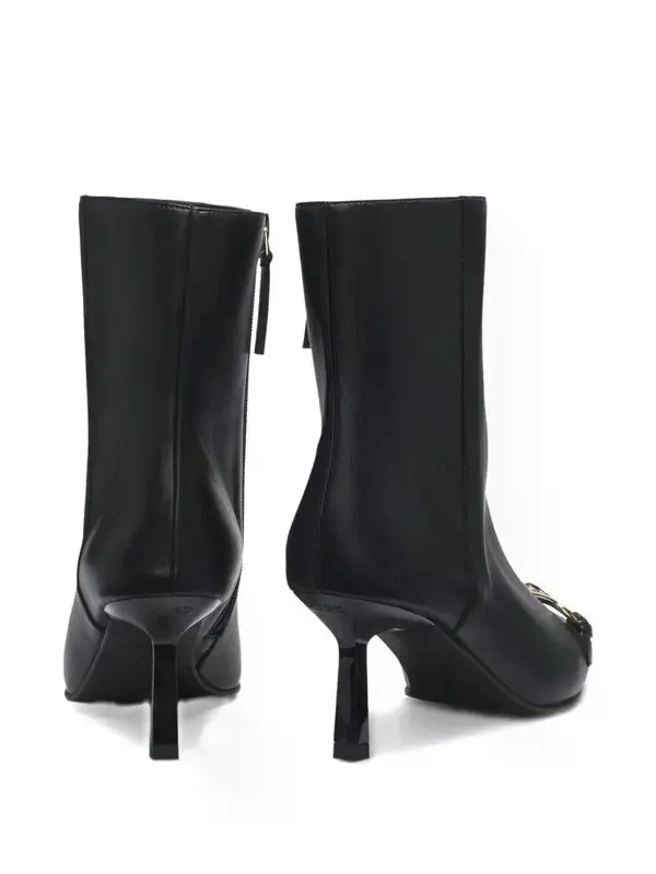 Hugo Knot-detail Ankle Boots