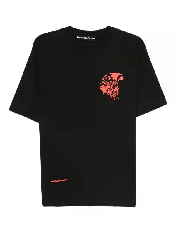 NOTRAINPROOF Graphic-print Crew-neck T-shirt - Black
