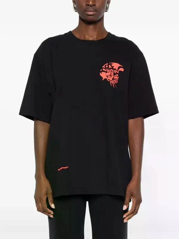 NOTRAINPROOF Graphic-print Crew-neck T-shirt - Black