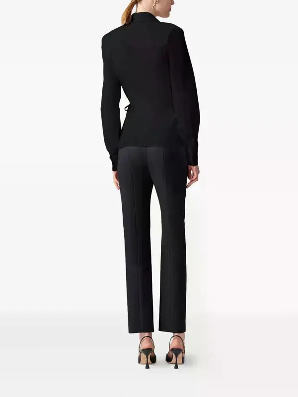 Carolina Herrera Tie-waist Wrap Shirt