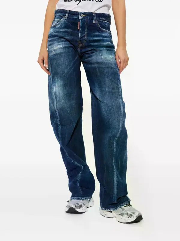 Dsquared2 Twisted Distressed Jeans