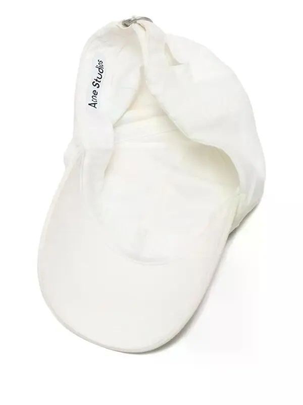 Acne Studios Embroidered Logo Baseball Cap - White