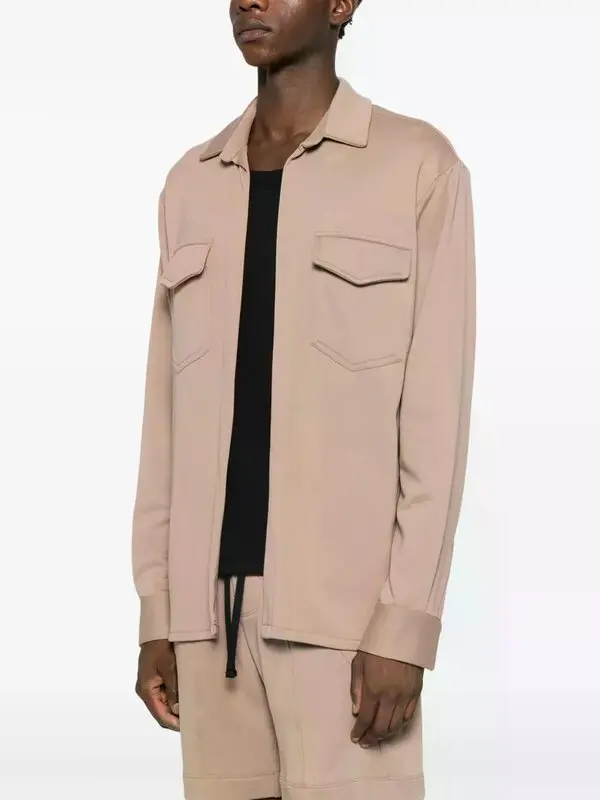 NOTRAINPROOF Flap-pocket Shirt - Brown