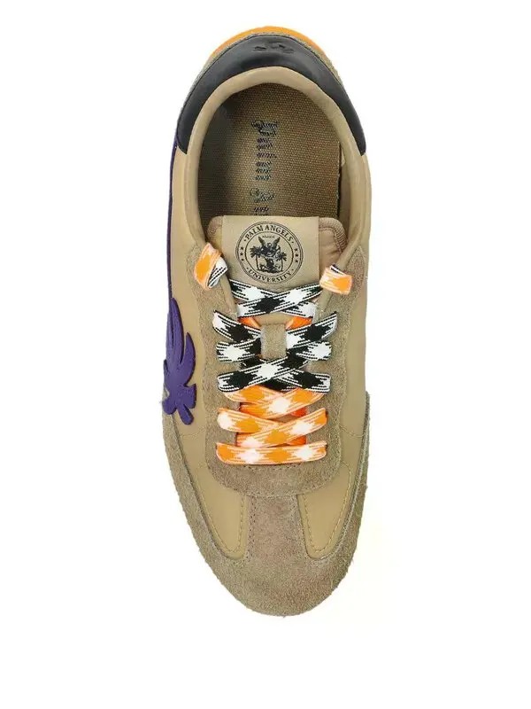 Palm Angels Palm Tree Appliqué Sneakers - Neutrals