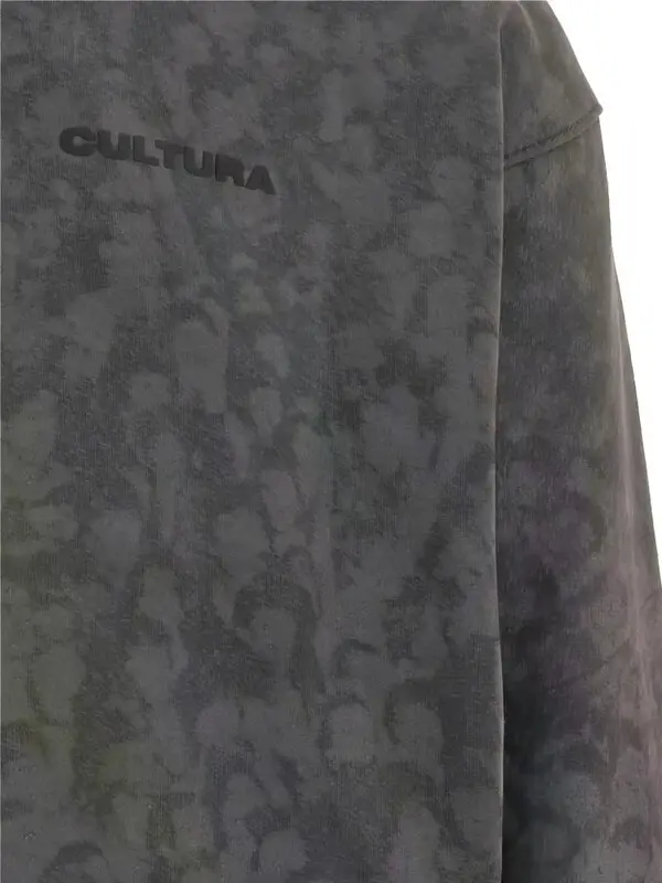 CULTURA Embroidered Logo Printed Sweatshirt