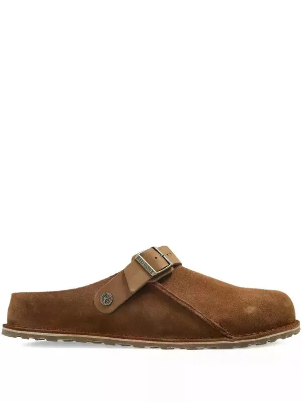 BIRKENSTOCK Lutry Buckle-strap Mules - Brown