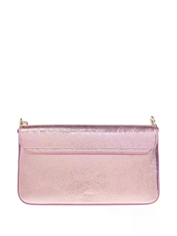 Furla Iride Logo-plaque Crossbody Bag - Pink