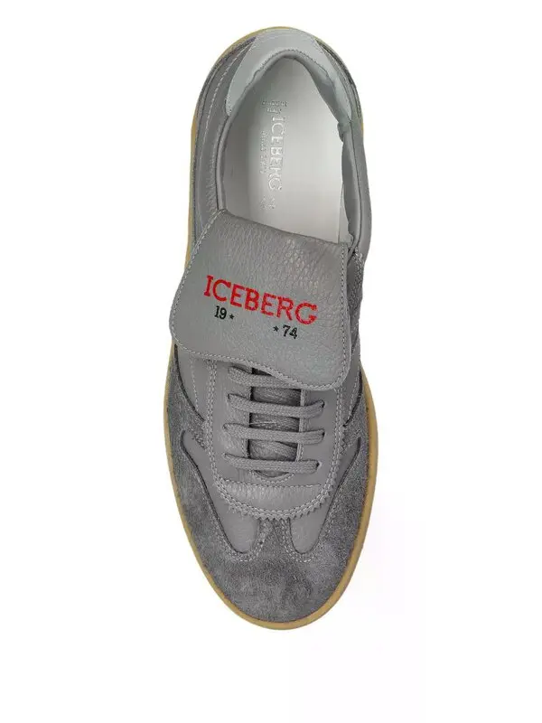 Iceberg Suede Panelled Sneakers