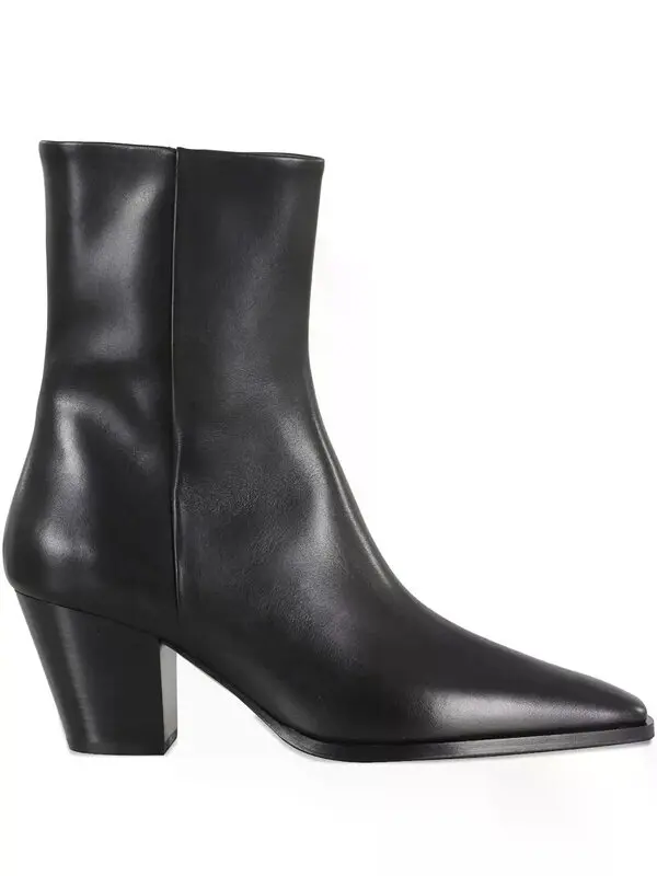 AeydĒ Hedvig Cowboy Ankle Boots - Black