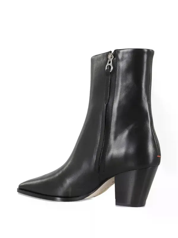 AeydĒ Hedvig Cowboy Ankle Boots - Black