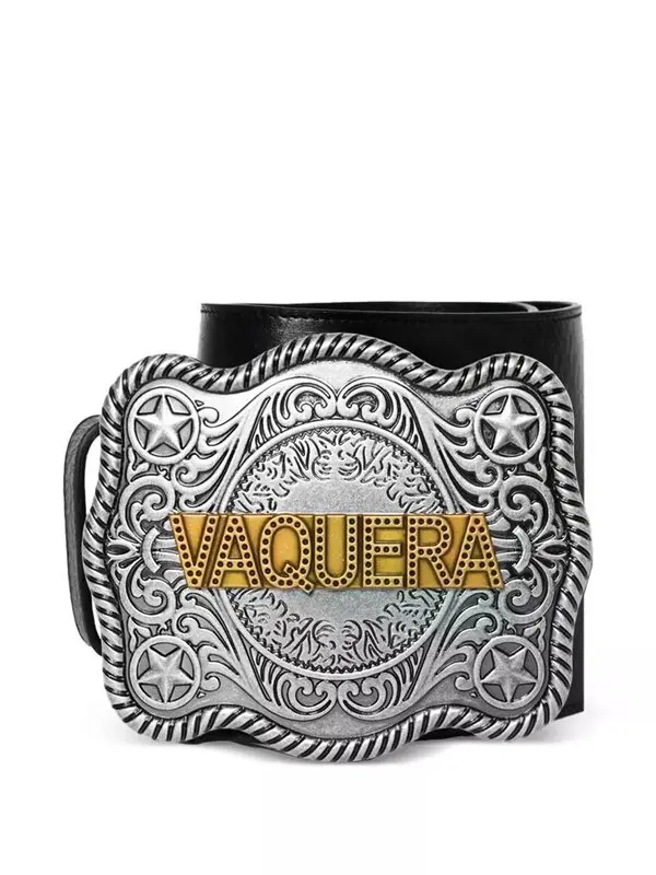 Vaquera Western Buckle Belt - Black