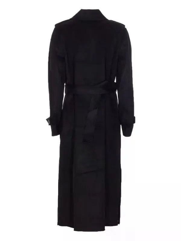 Michael Kors Wool-blend Double-breasted Belted Coat