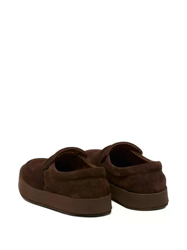 Marsèll Suede Slip-on Loafers - Brown