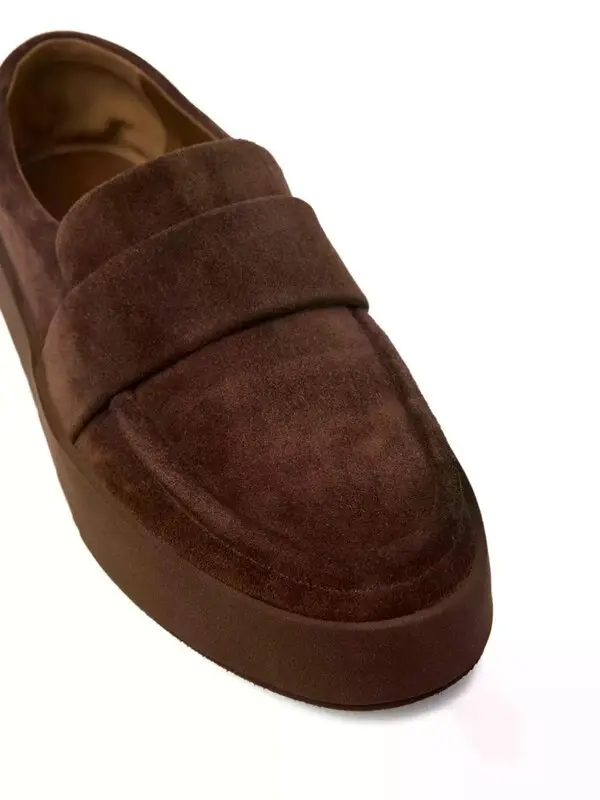 Marsèll Suede Slip-on Loafers - Brown