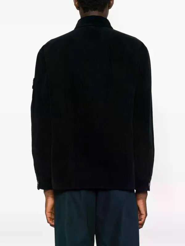 Stone Island Corduroy Shirt Jacket - Blue