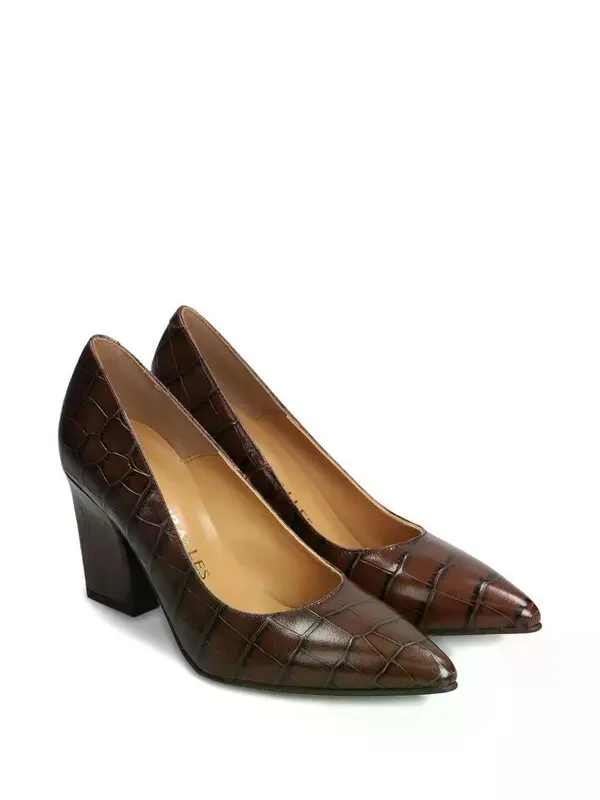 PEDRO MIRALLES Pointed Block-heel Pumps