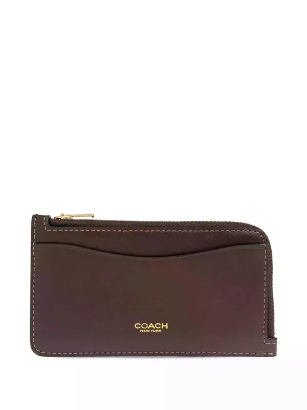 COACH® Zip-around Cardholder - Brown