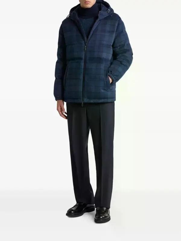 Etro Check-pattern Hooded Jacket