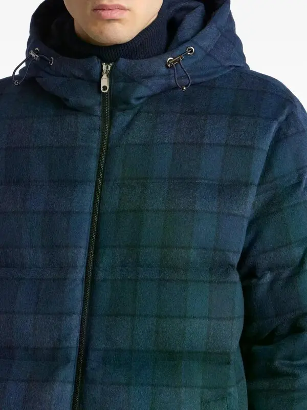 Etro Check-pattern Hooded Jacket