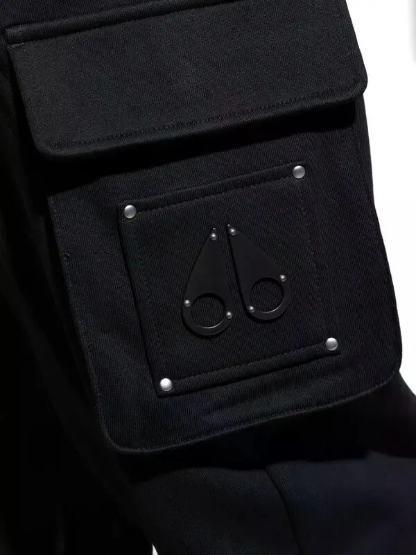 Moose Knuckles Cargo-pocket Track Pants - Black
