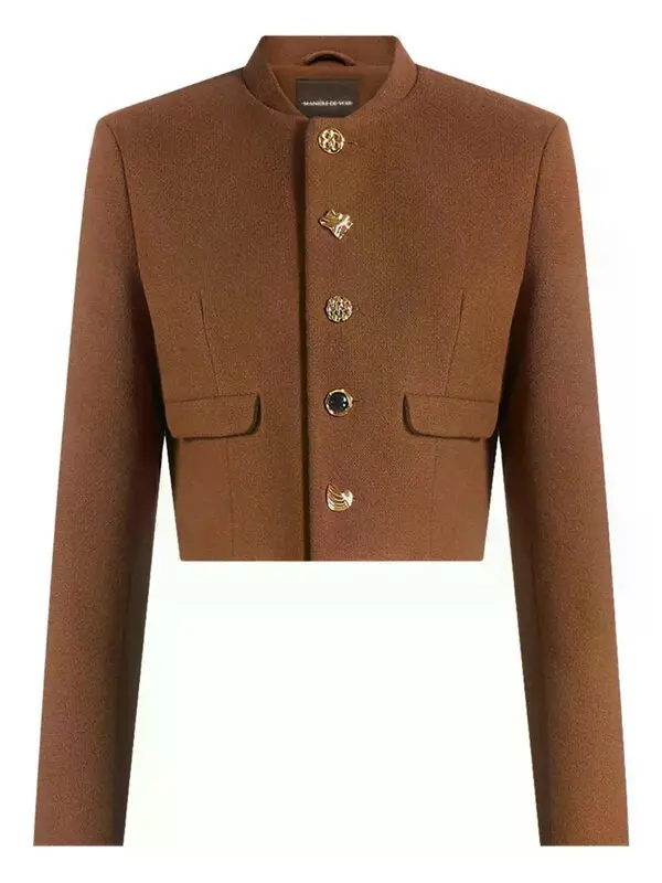 Manière De Voir Maniere De Voir Evana Structured Wool Jacket - Brown