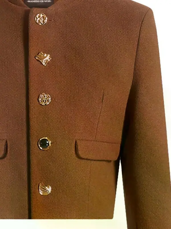 Manière De Voir Maniere De Voir Evana Structured Wool Jacket - Brown