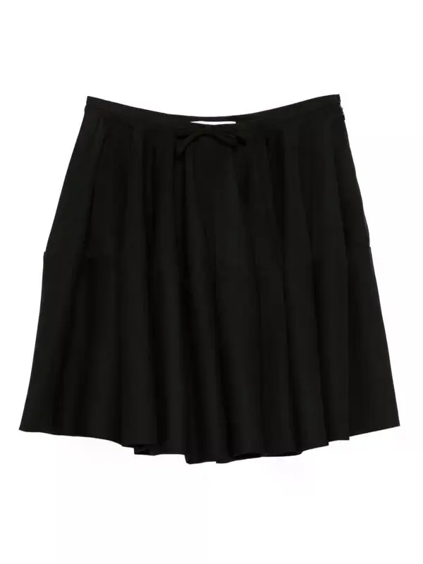 Viktor & Rolf Circle A-line Wool Skirt
